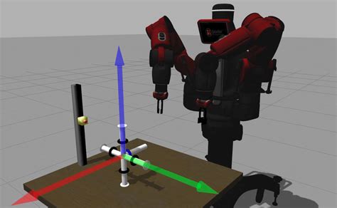 the baxter robot and tensor object simulation configuration we use an download scientific