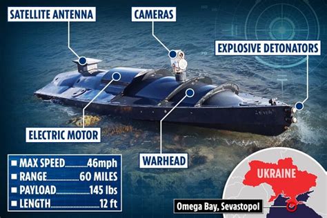 Mystery As Ukrainian Suicide Drone Washes Up On Beach Close To Russian Navy Base After Evading