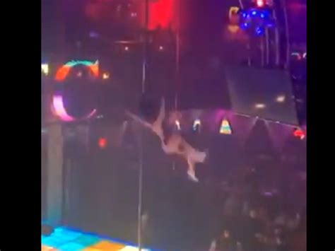 Dancer Falls From 20 Feet Pole Breaks Jaw Video Dancer Falls From 20 Feet Pole Breaks Jaw