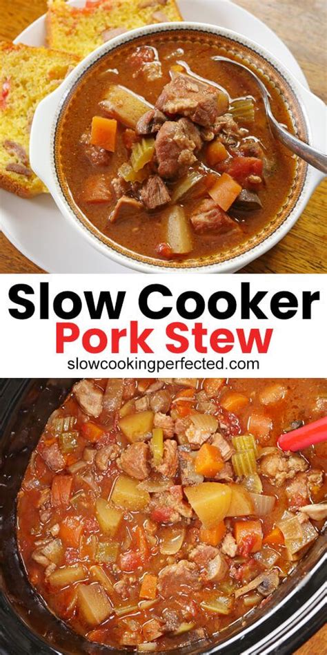 Slow Cooker Pork Stew Artofit