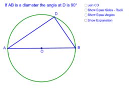 Circle Theorems For IGCSE GeoGebra