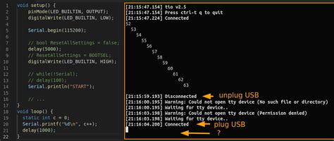 serial print not working after delay · issue 1407 · earlephilhower arduino pico · github