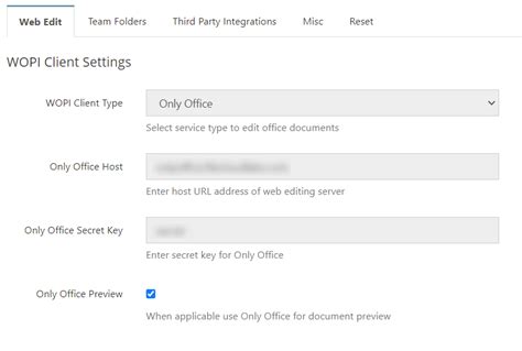 Web Editing With OnlyOffice FileCloud Docs Server