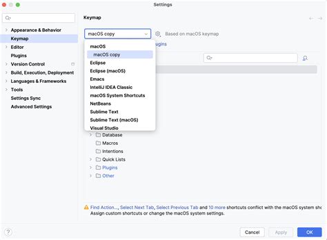 Configure Keyboard Shortcuts IntelliJ IDEA Documentation