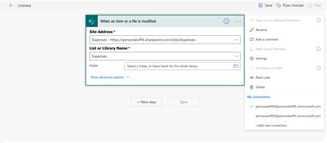 power automate settings trigger conditions templates sample printables