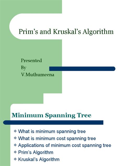 prim s and kruskal s algorithm pdf theoretical computer science computer programming