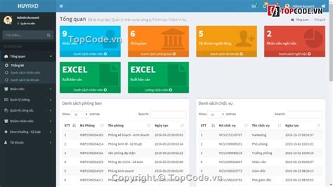 code php website quản lý nhân sự