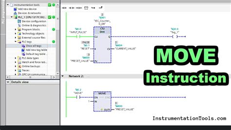 Move Instruction In Siemens Plc Programming Full Course Youtube