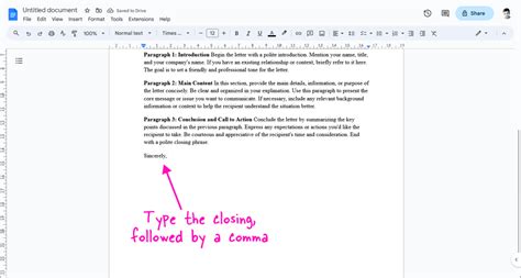 How To Write A Letter On Google Docs Step By Step