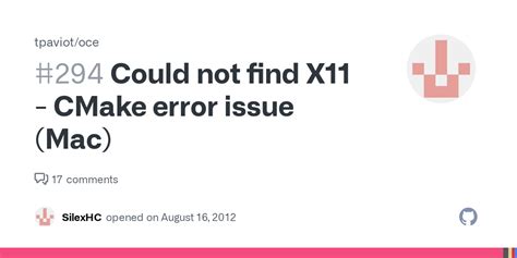 could not find x11 cmake error issue mac · issue 294 · tpaviot oce · github