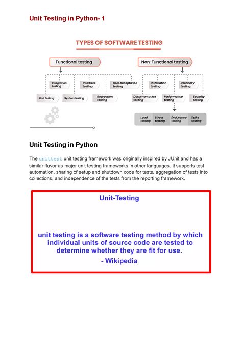 SOLUTION Unit Testing In Python Studypool