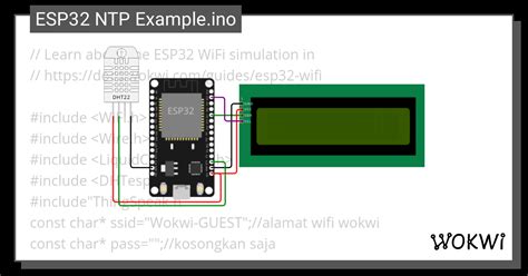 Esp 32 Dht 22 Dan I2c Copy Wokwi Esp32 Stm32 Arduino Simulator