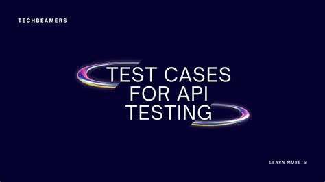 test cases for api testing with a template