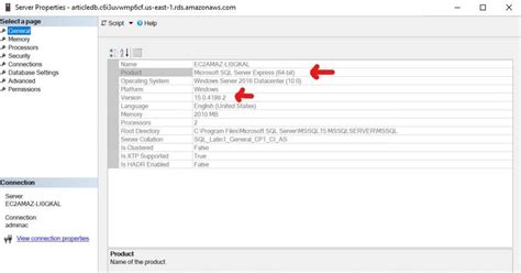 how to find out your version of sql server
