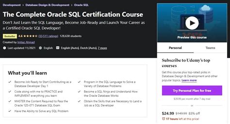 10 best sql courses on udemy in 2023 edureviewer