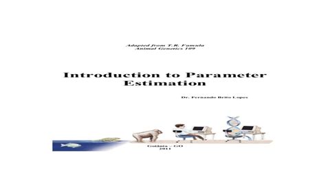 introduction to parameter estimation [pdf document]
