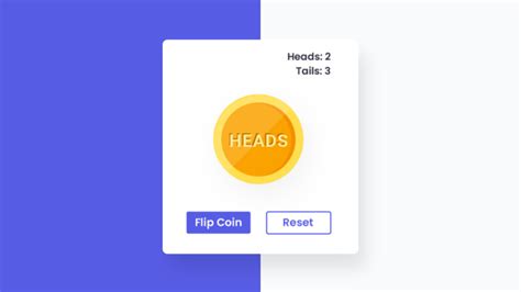 how to make flip a coin using html css and javascript coding stella