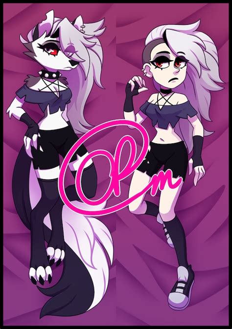 Loona Helluva Boss Dakimakura Body Pillowcase Etsy
