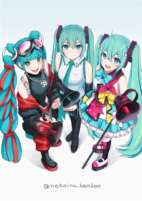 Hatsune Miku Magical Mirai Miku Magical Mirai Miku And Magical Mirai Miku Vocaloid And 2