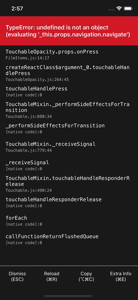 javascript typeerror undefined is not an object evaluating this props navigation navigate