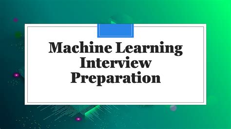 machine learning interview preparation by aman kharwal coders camp medium