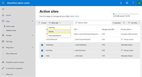 sharepoint online delete a site collection using powershell sharepoint diary