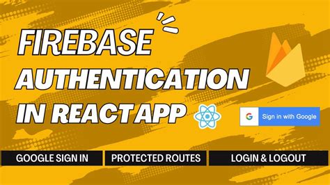 Firebase Google Authentication In React App Step By Step Tutorial