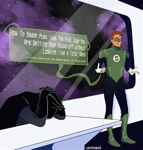 Hal Jordan And Bruce Wayne By Lanternbats On Tumblr In 2024 Superheroes Funny Batman Funny Dc