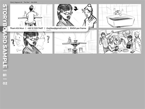Story Board Samples 01 On Behance
