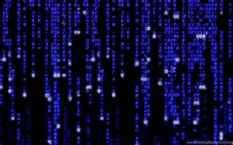 Blue Matrix Wallpapers Wallpaper Cave