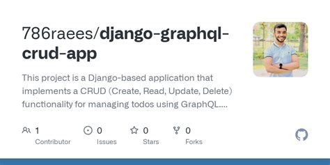 GitHub 786raees Django Graphql Crud App This Project Is A Django