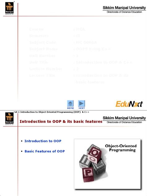 mc0066a unit 1 lecture 1 pdf object oriented programming c