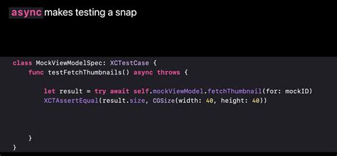 meet async await in swift