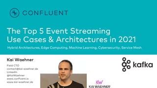 Top Event Streaming Use Cases For With Apache Kafka Ppt