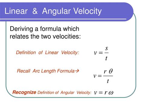 ppt linear and angular velocity powerpoint presentation free download id 3850221
