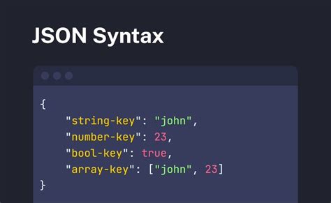 valid key names in json