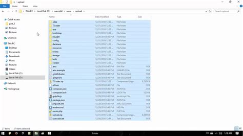 063 Uploading Laravel Site YouTube