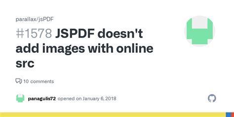 jspdf doesn t add images with online src · issue 1578 · parallax jspdf · github