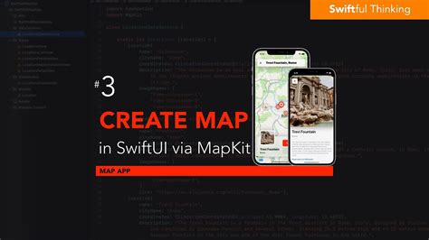 add map to swiftui project with mapkit swiftui map app 3 youtube