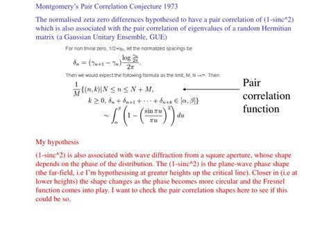 ppt zeta zero pair correlation powerpoint presentation free download id 9479808