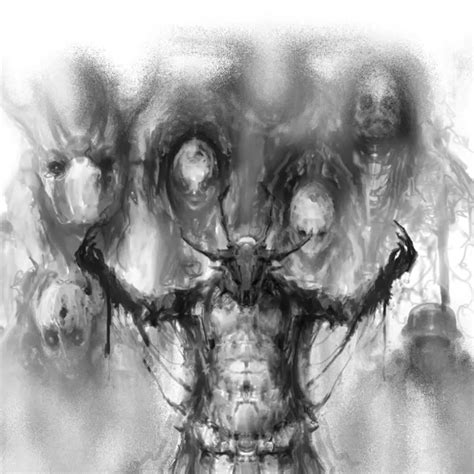 Artstation Demon Symmetry Sketch