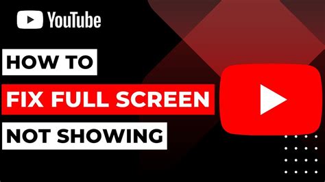 How To Fix YouTube Not Showing Full Screen 2023 YouTube