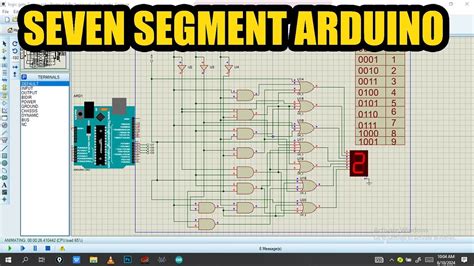 Part 2 How To Make Seven Segments On Proteus Simulation Youtube