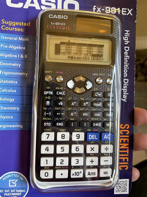 FX 991EX Casio Battery Solar Powered Scientific Calculator RS Atelier