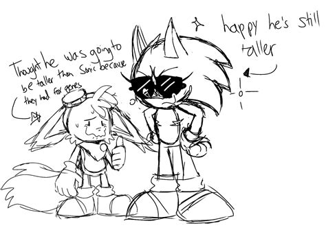 8284 Safe Artistguiltypandas Miles Tails Prower Sonic The Hedgehog Duo English Text