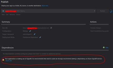 why is azure signalr service recommended when deploying a blazor server side app stack overflow