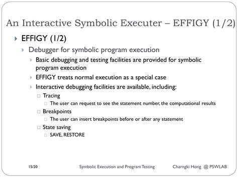 ppt symbolic execution and program testing powerpoint presentation free download id 2188749