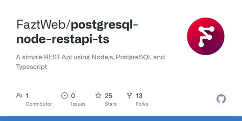 github faztweb postgresql node restapi ts a simple rest api using nodejs postgresql and