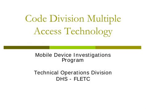pdf division multiple access technology dokumen tips