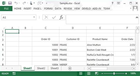 ExportToExcel In SfDataGrid Syncfusion